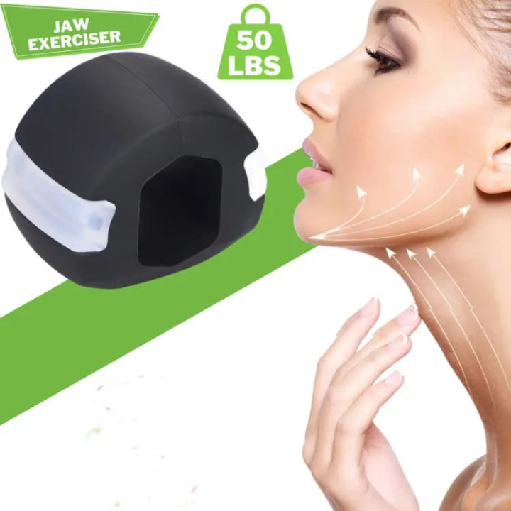 Jawline Exerciser Ball Jawline Shaper chew for men & women reduce ...