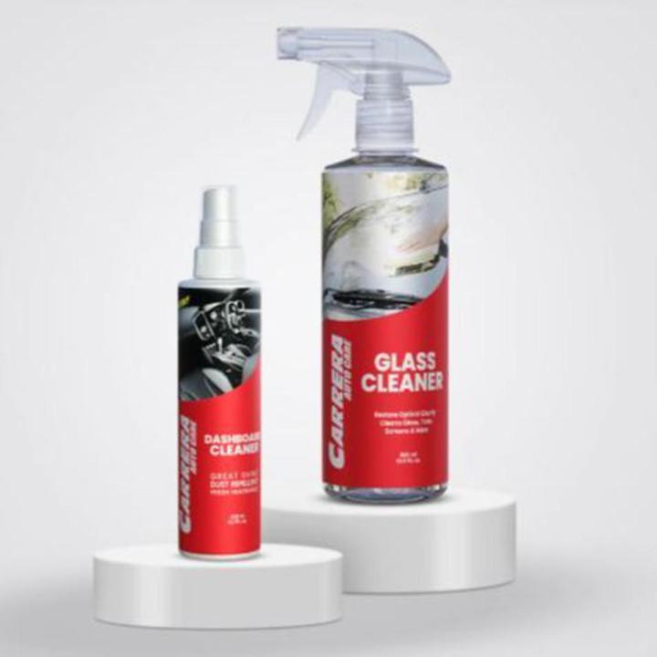 Carrera Car Dashboard Cleaner and Car Glass Cleaner - Combination Of 2 ...