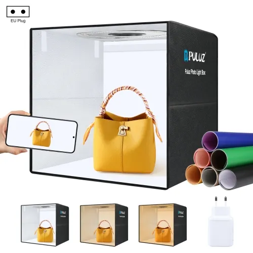 Puluz Photography Box 50cm Portable Photo Box Ring Light PD30W Quick ...