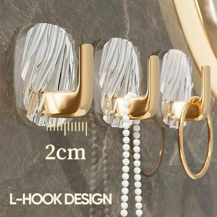 Heavy-Duty Self-Adhesive Hooks, Luxury Wall Hooks | Daraz.pk