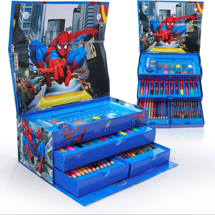 60 - 70 & 42pcs Spiderman Cars Ben10 Artists Drawing Sets Drawing Kits ...