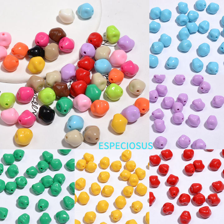 11MM Colored Acrylic Special-Shaped Irregular Bead Separation Bead DIY ...