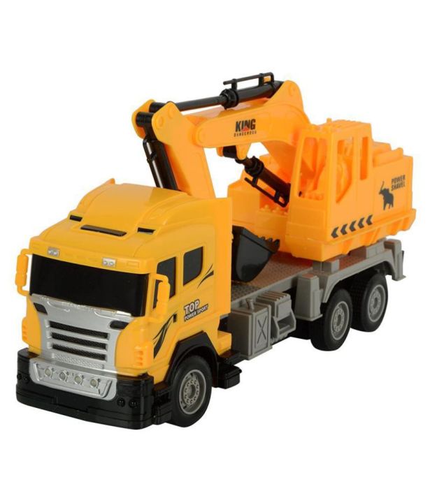 Remote Control Max Truck Bulldozer Yellow Children Excavator Car Toy ...