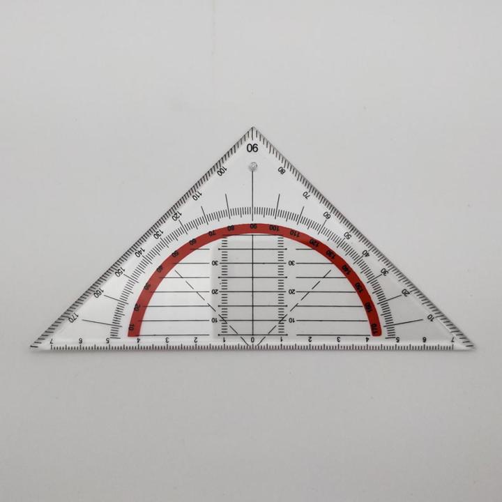 Multifunctional triangle ruler triangle plate transparent ruler ...