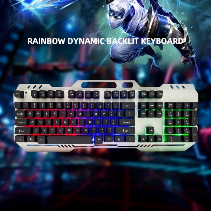 Gaming Keyboard Metal Wired USB Gaming Keyboard Wired USB Gaming ...