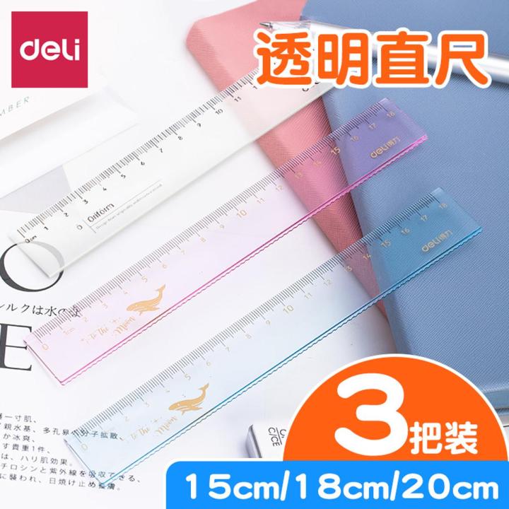 Powerful transparent ruler plastic ruler 15/18/20/30 multi ...