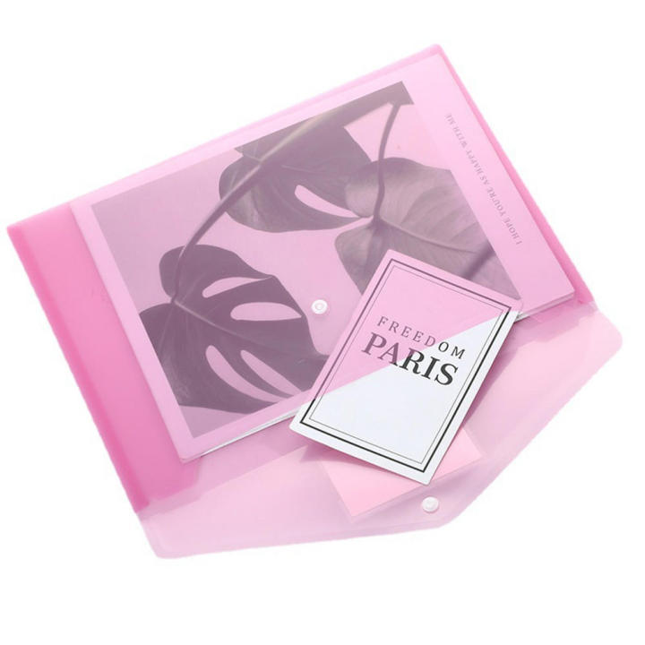 Transparent A4 binder pocket binder envelopes Multi-functional A4 size ...