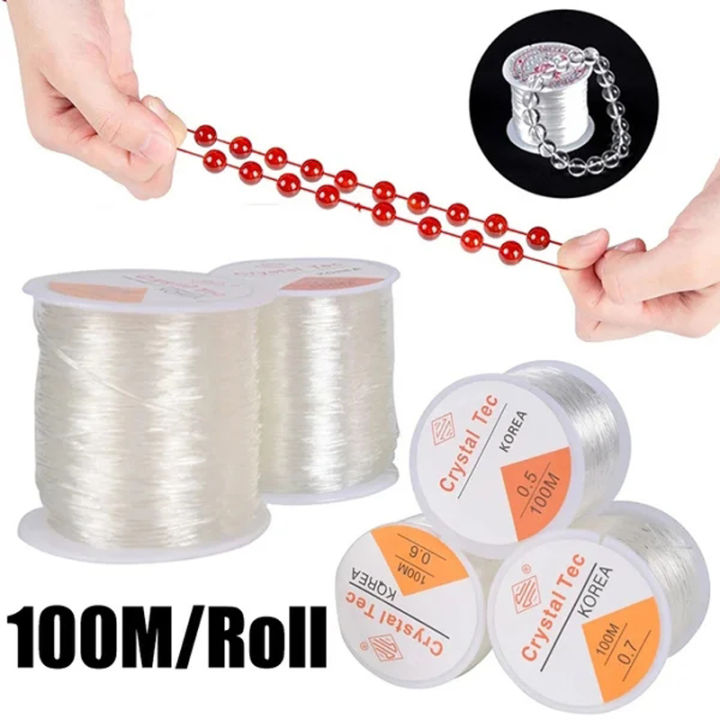 Elastic Thread For Jewelry Making Bead Bracelet and pearl Necklace ...