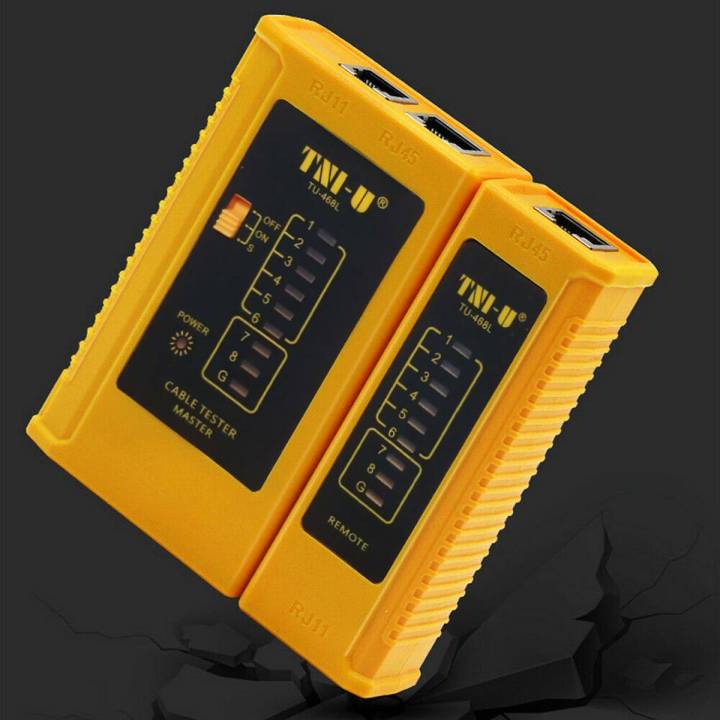 TNI-U - TU-468L Professional Rj45 Rj11 networking Tool Cable Lan Tester ...