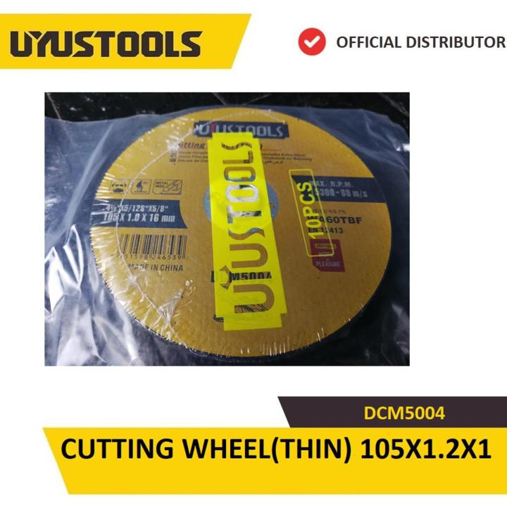UYUSTOOLS DCM5004 CUTTING WHEEL(THIN) 4" | Daraz.pk