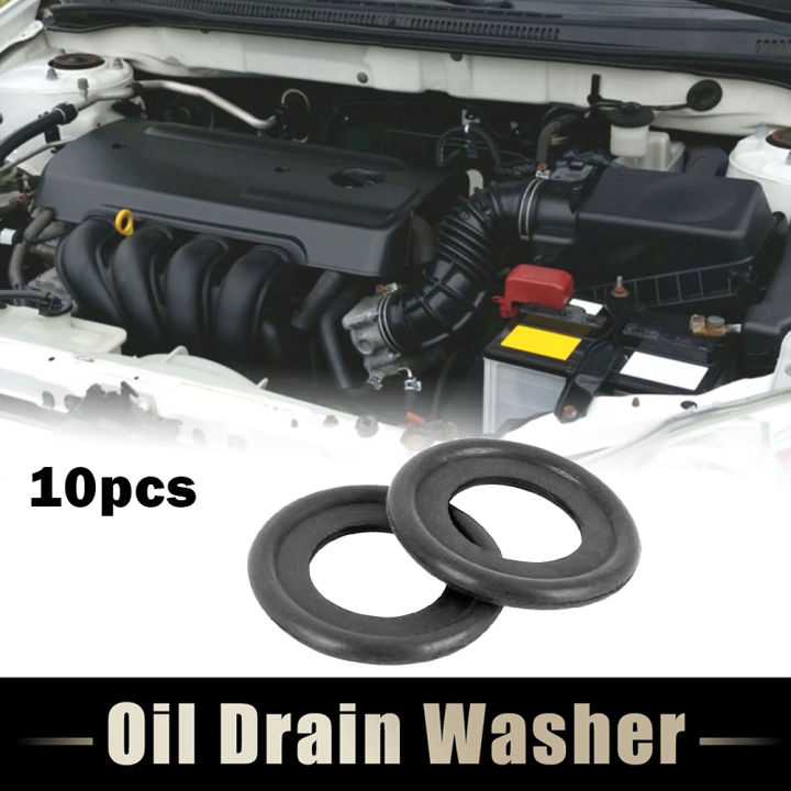 10x Auto Engine Pan Screw Washer Rubber Washer Gasket For Buick For ...