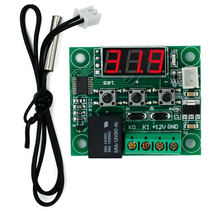 Digital Led Thermostat Temperature Control DC 12V Adapter Thermometer Thermo Controller Switch ...