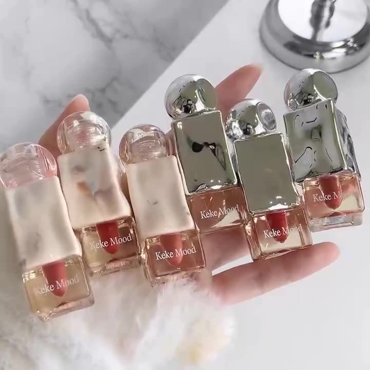 kekemood marble thai milk coffee soft mist ice cube lip glaze lip jelly ...