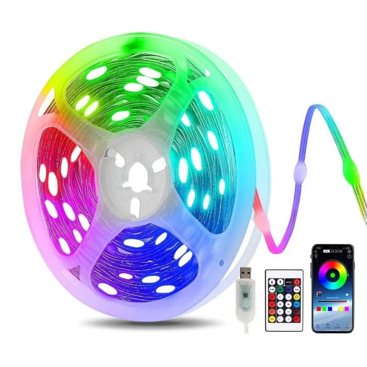 Smart LED String Light App & Remote Controlled Waterproof 5 and 10 ...