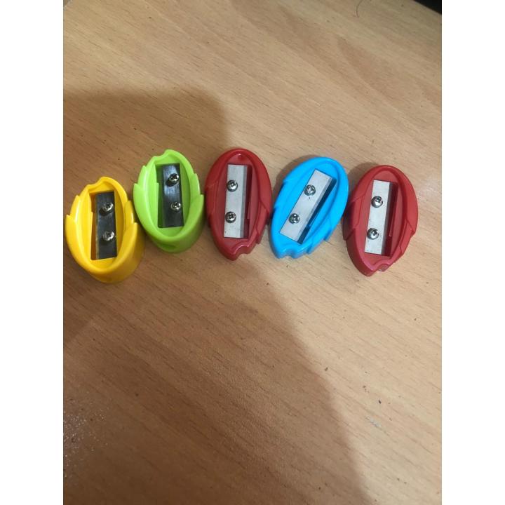 High quality pencil sharpener comes in 5 attractive colours pack | Daraz.pk