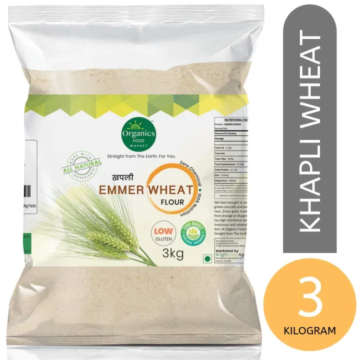 Organic Emmer Wheat Flour (khapli) 1kg | Daraz.pk