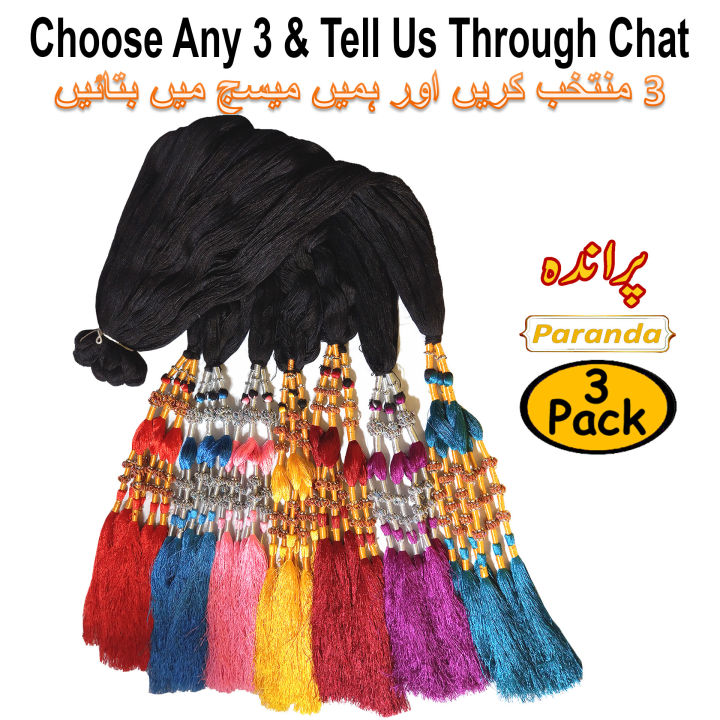 Handcrafted Punjabi Paranda for Women, Traditional Hair Accessory with ...