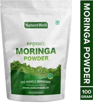 Natural Moringa Leaf Powder 100g | Daraz.pk