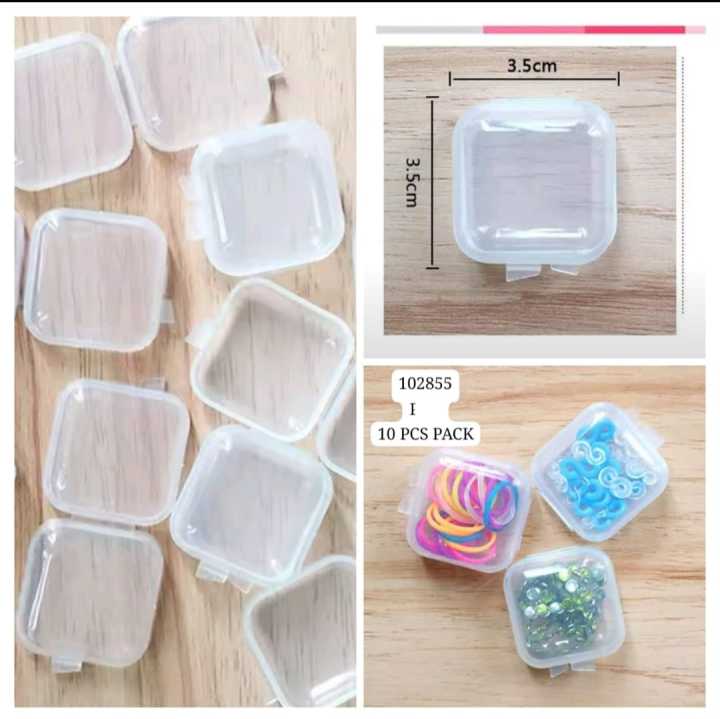 Pack of 10 plastic mini jewellery box | Daraz.pk