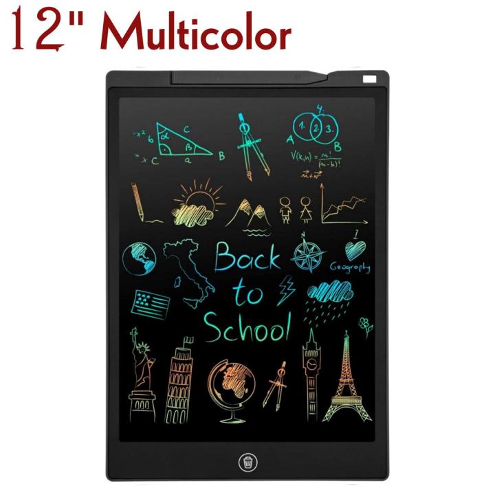 Erasable Multicolor LCD Drawing and Writing Tablet with Pen for Kids ...