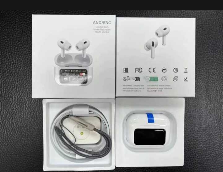 A9 Pro Touch Screen LED Ear Buds ANC Wireless Earbuds - Airpods - TWS ...