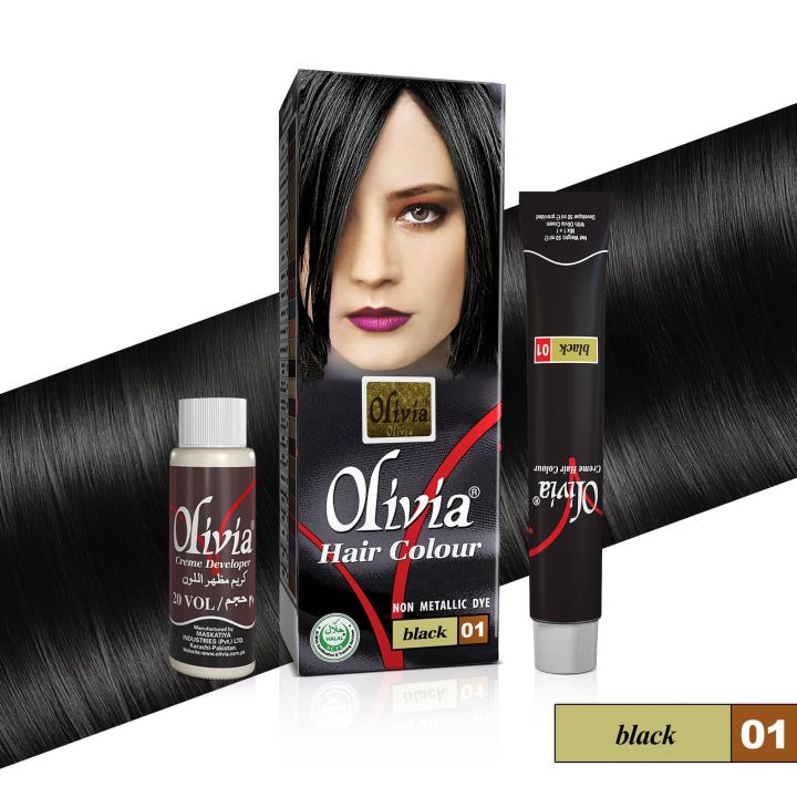 Olivia Hair Colour - Black | Daraz.pk