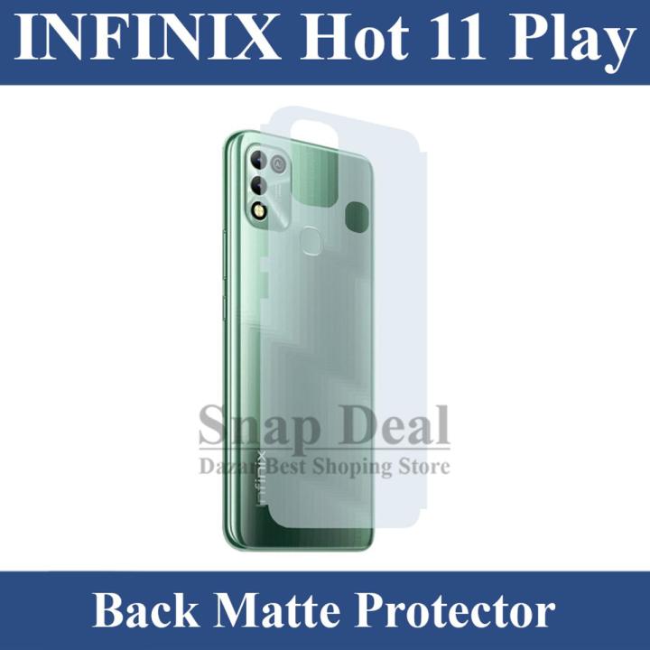 Infinix Hot 11 Play Carbon Fiber Back Matte Skin | Daraz.pk