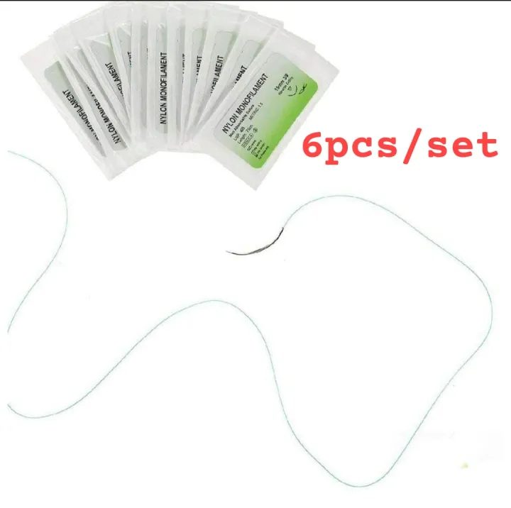 Suture Practice Thread Silk Suture Thread and Needle, Durable Silicone ...