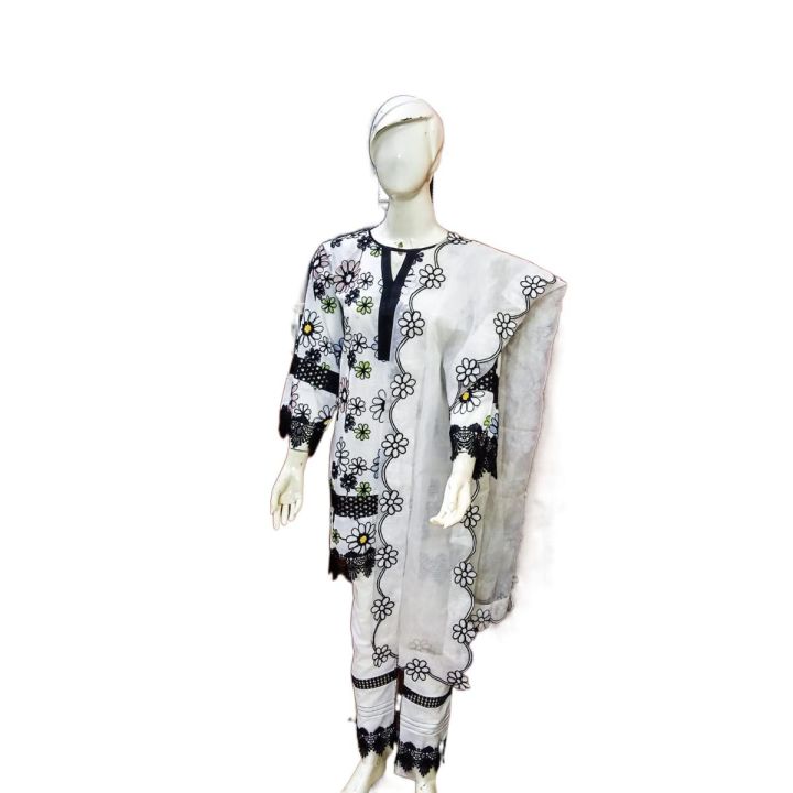 NOON FASHION 03 Piece Embroidery Stitched Suit Ready to Wear fashion ...