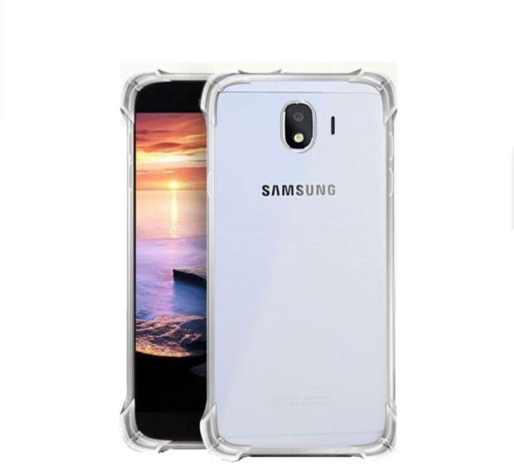 Samsung J4 Back Cover Transparent Soft Bumper Clear 6D Silicon Jelly ...