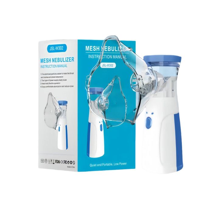 The Portable Mesh Nebulizer Machine for Adults & Kids – JSL-W302 Silent ...
