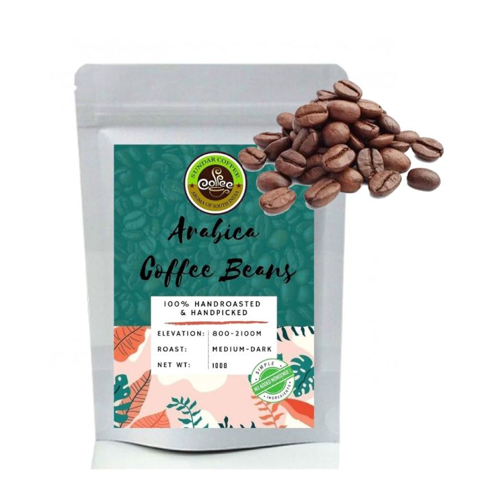 Arabica Medium Roasted Coffee Beans 100g (Whole Beans) | Daraz.pk