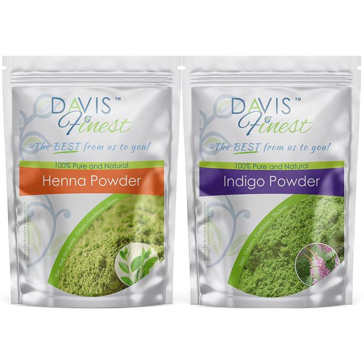 Henna Indigo Combo Kit - Chemical-Free Hair & Beard Color – 100% Pure ...