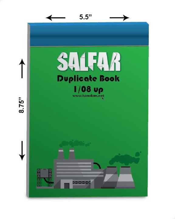 HB Salfar Duplicate 1/08 Up /Bill book for shop with name /Bill book ...