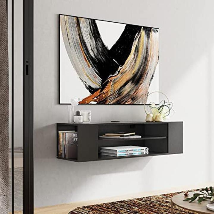 Wall Mounted media rack TV console Shelf 48 inches | Daraz.pk
