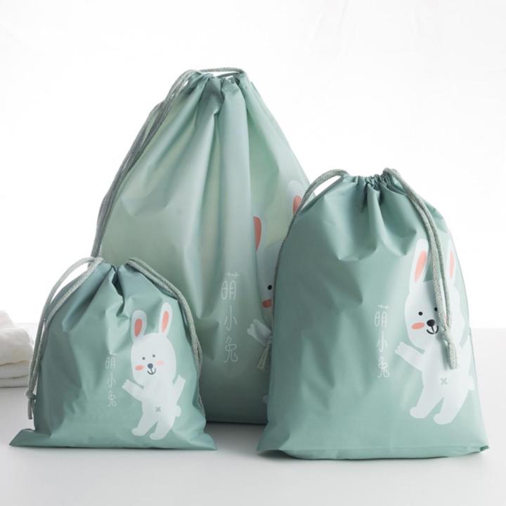Dust-proof drawstring pocket / drawstring bag/travel cartoon storage ...