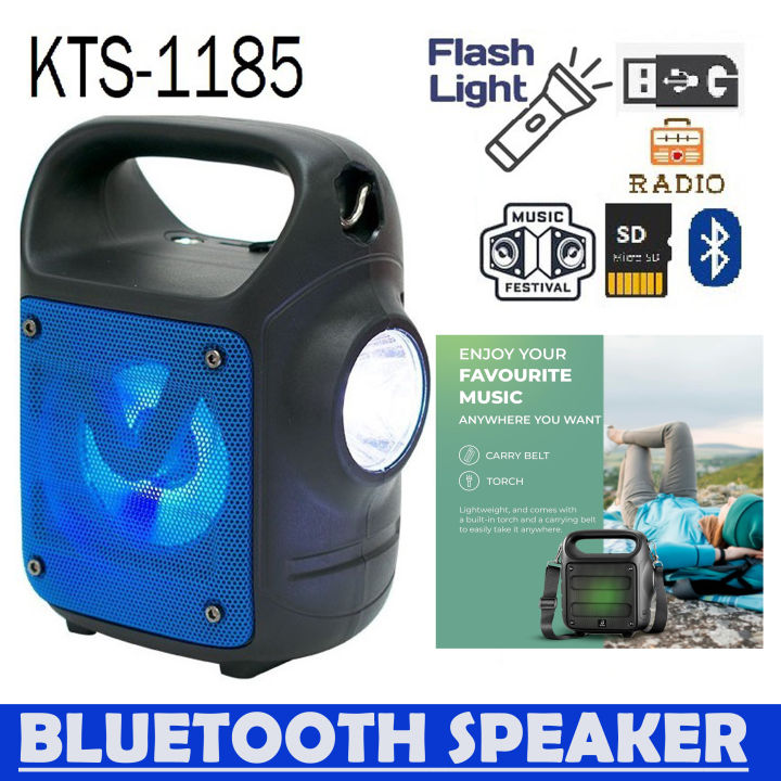 KTS 1185 Rechargeable Bluetooth Wireless Speaker - MP3 Music Player ...