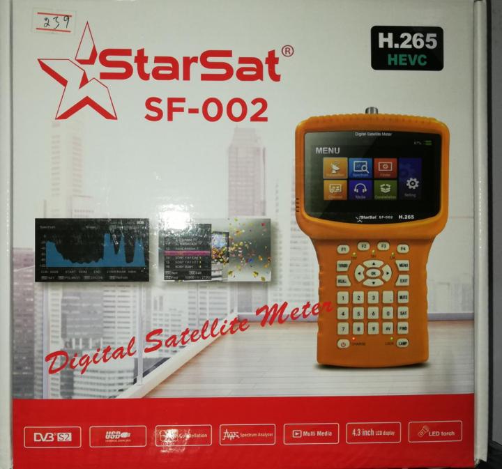 Digital Satellite Meter StarSat SF-002 | Daraz.pk