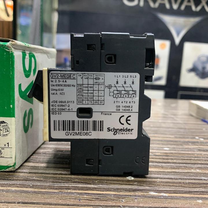 TeSys GV2 Motor circuit breaker GV2 ME08 Thermal magnetic GV2ME08 2 ...