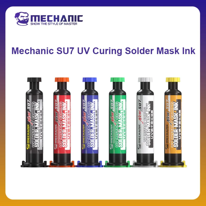 MECHANIC SU7 Black UV Curing Solder Mask Paste for PCB Protection ...
