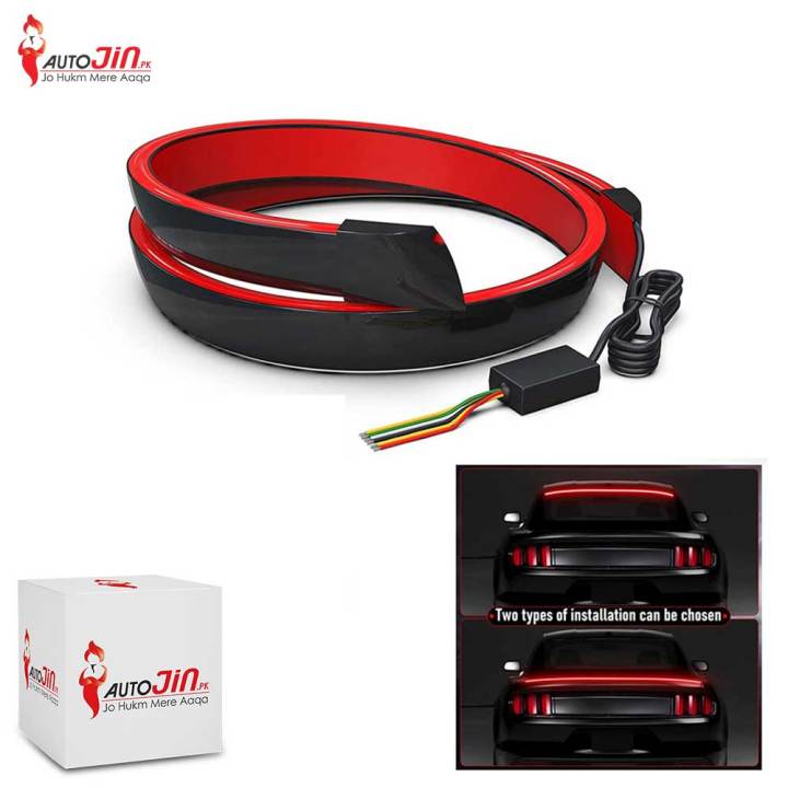 Universal Car Trunk Back and Rear Windshield Turn Signals Brake Running ...