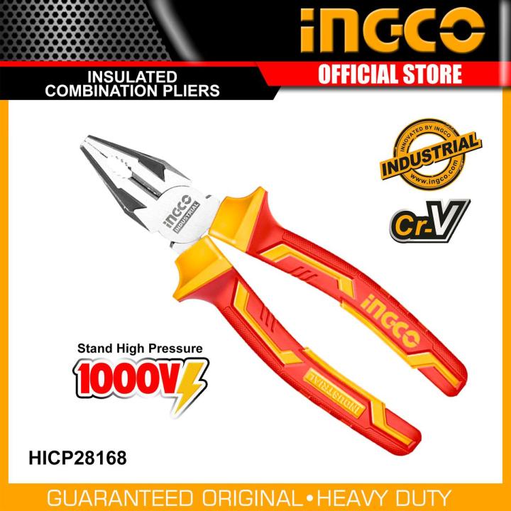 Ingco Insulated combination plier 6" (Insulated Handle) | Daraz.pk