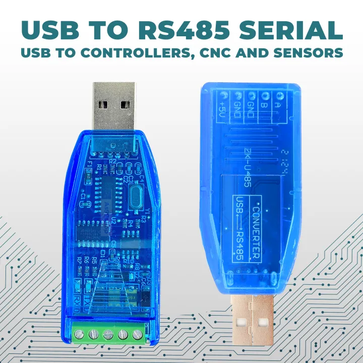 USB to RS485 Converter Module for PC to RS485 Serial Communication ...