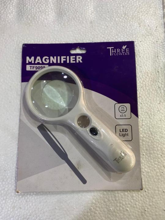 Magnifying Glass Large Size Diameter (75mm) Handheld Magnifier Glass ...