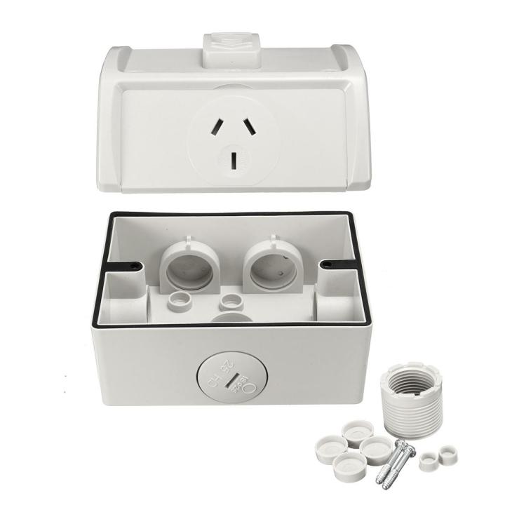 Clipsal Single Weatherproof Powerpoint Outdoor Power Outlet 10 Amp GPO ...