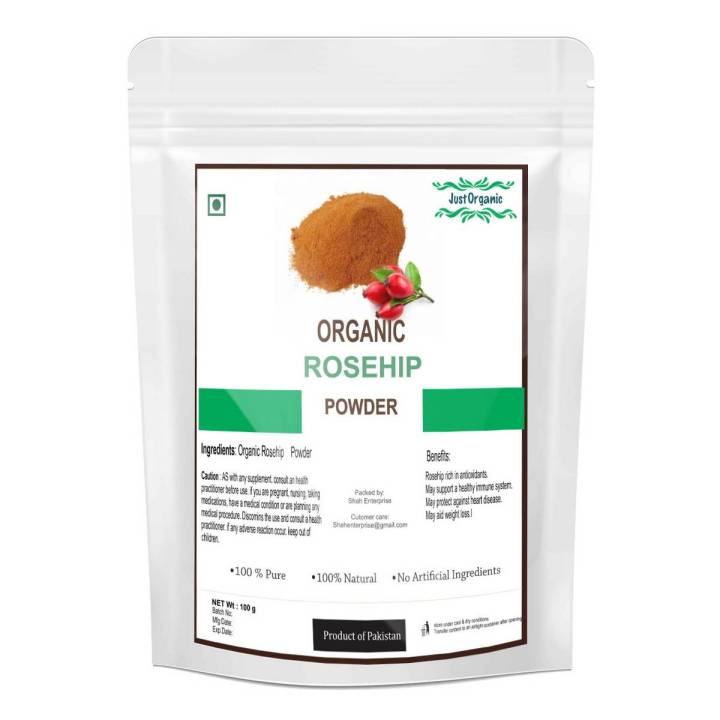 Organic Rose Hip Powder 100 gm | Daraz.pk
