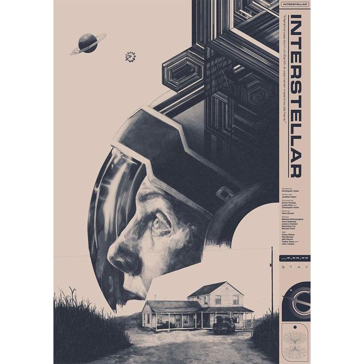 Interstellar Movie Posters Movies 2.0 Vinyl Paper Quotes Vintage ...