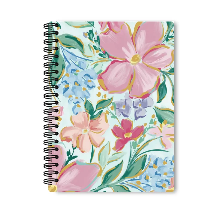 Mayfair Moments - Beautiful Floral Art Spiral Notebook | A5 , A4 Sizes ...