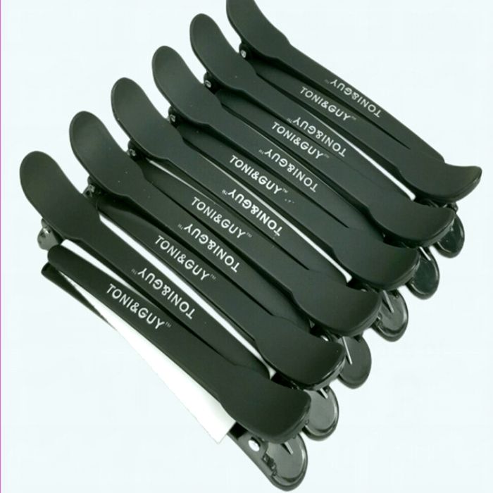 Pack Of 12-Black Hair Grip Sectioning Clips-Hair Salon Sectioning Clips ...