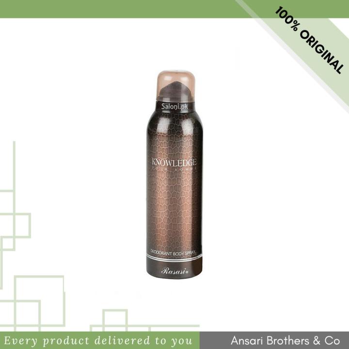 Knowledge Body Spray for Men - 200ml | Daraz.pk